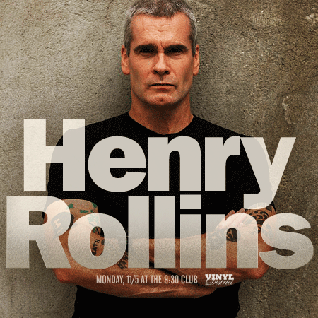 TVD Ticket Giveaway: Henry Rollins at the 9:30 Club, 11/5