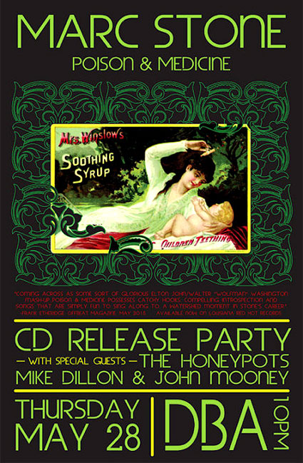 Marc Stone celebrates release of Poison & Medicine at D.B.A., 5/28